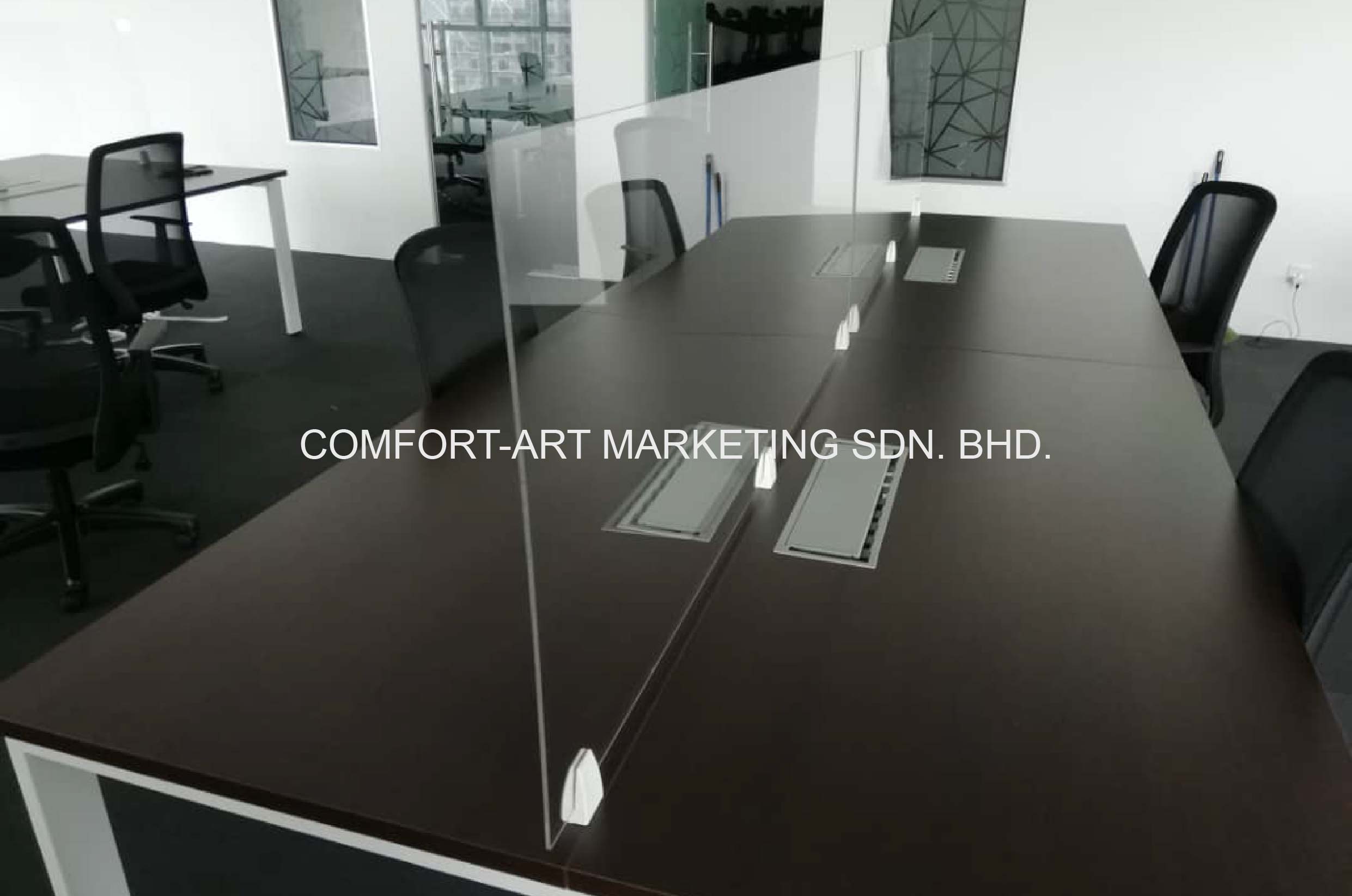Table Divider & Sanitizer Standee